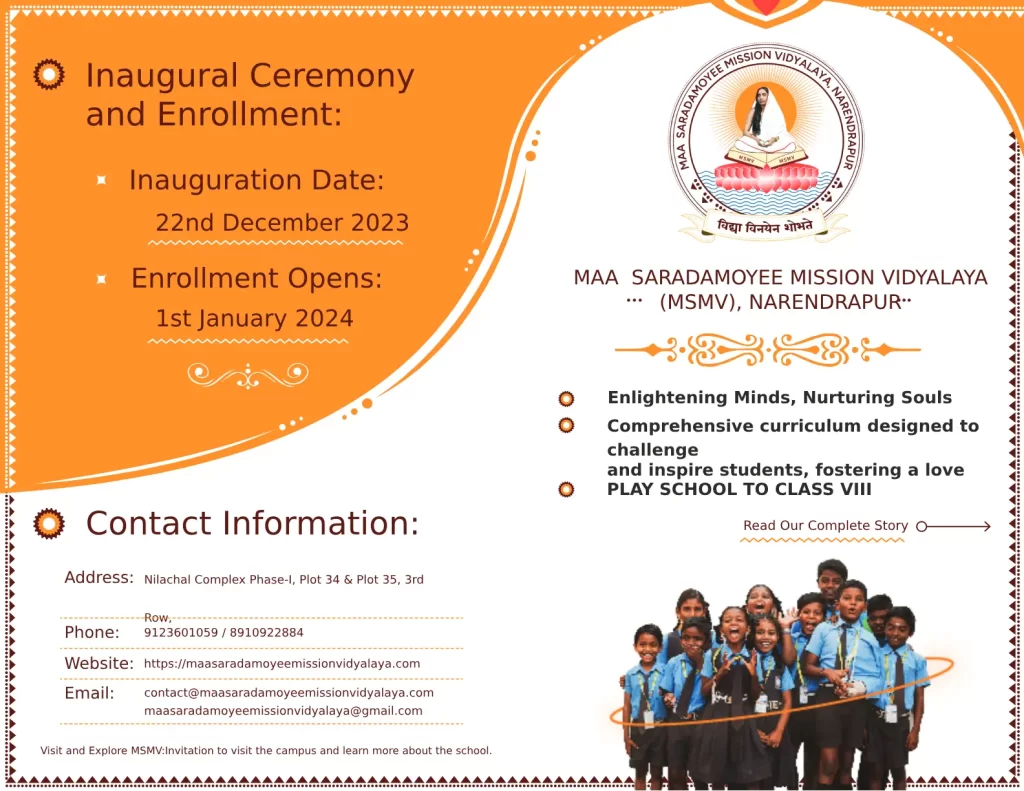 Download MSMV leaflet – Maa Saradamoyee Mission Vidyalaya